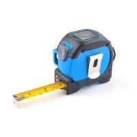 China 60m 197ft Dual Scale Tape Measure With Electronic Display Automatic Lock OEM for sale