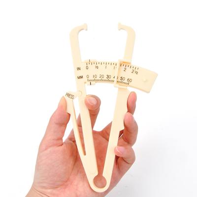 China Manual Body Fat Caliper 16.5cm ABS Skinfold Thickness Measuring Tool for Home Use for sale