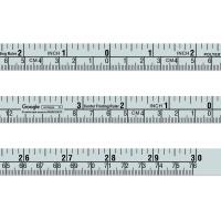 China Durable 30 Inches Adhesive Measuring Ruler For Workbench Sticker Ruler Works With Wood for sale