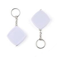 China 2m Mini Keyring Black Steel Measuring Tape Promotional Gift Handy Essential Tool 6mm for sale
