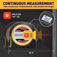 China WINTAPE Portable 40m Laser Tape Measure Infrared Digital Rangefinder Outdoor Measuring Tool for sale