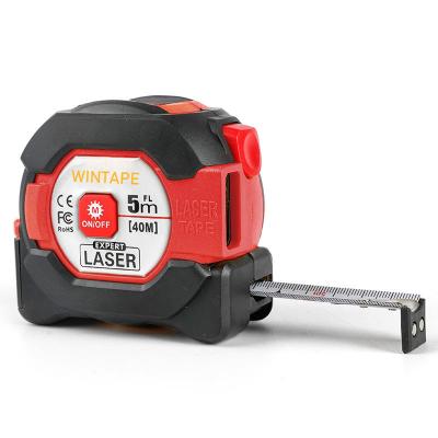China WINTAPE 2 in 1 Laser Tape Measure 86mm with LED Screen Digital Level USB Charger for sale