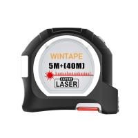 China WINTAPE Handheld Laser Tape Measure 40m Rechargeable Digital Distance Meter with Area Volume Pythagorean for sale