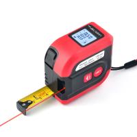China Custom Laser Tape Measure 130ft Laser Range Finder Rechargeable Distance Meter Outdoor for sale
