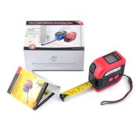 China Custom Laser Tape Measure 130ft Laser Range Finder Rechargeable Distance Meter Outdoor for sale