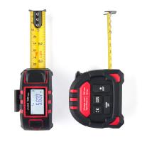 China WINTAPE 130ft Rechargeable Laser Distance Finder 2 in 1 High Accuracy Digital Measuring Tape for sale