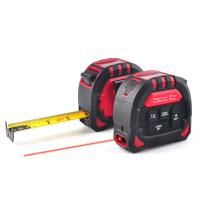 China WINTAPE 130ft Rechargeable Laser Distance Finder 2 in 1 High Accuracy Digital Measuring Tape for sale