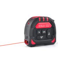 China Custom Laser Distance Meter 130ft with Area Volume Pythagorea USB Charging for sale