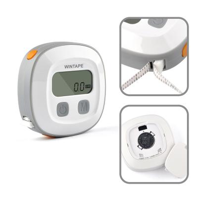 China WINTAPE 150cm Digital Body Fat Analyzer Measuring Tape with Bluetooth and CR2032 Battery for sale