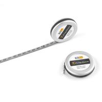 China Scale Tree Forestry Pipe Circumference Diameter Measuring Tape With Stainless Steel Case Metal Blade for sale