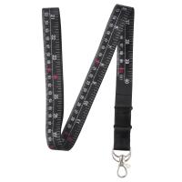China Black Nylon Tape Measure 160cm Metric Imperial Dual Scale Measuring Tool for Professional Personal Use for sale