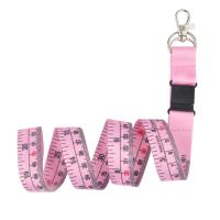 China Wintape Pink Soft Cloth Tape Measure Lanyard 160cm x 2.5cm Lightweight Precise Measurement Tool for sale