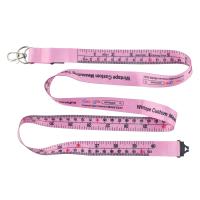 China Wintape Pink Soft Cloth Tape Measure Lanyard 160cm x 2.5cm Lightweight Precise Measurement Tool for sale