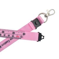 China Wintape Pink Soft Cloth Tape Measure Lanyard 160cm x 2.5cm Lightweight Precise Measurement Tool for sale