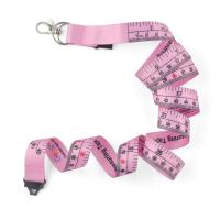 China Wintape Pink Soft Cloth Tape Measure Lanyard 160cm x 2.5cm Lightweight Precise Measurement Tool for sale