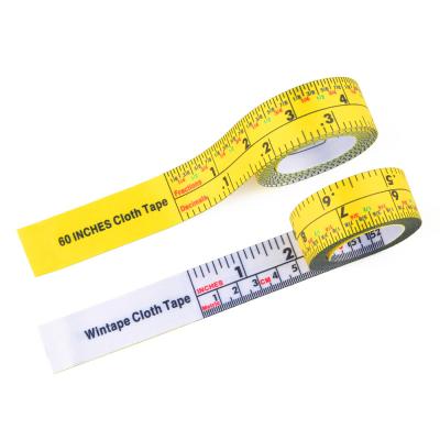 China Wintape 60 Inch Portable Cloth Tape Measure with Fractions and Decimals Metric Imperial Scales for sale