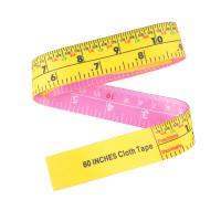 China 1.5m Lightweight Cloth Tape Measure Portable Fabric Measuring Tool with Decimal and Fraction Scales for sale