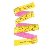 China 1.5m Lightweight Cloth Tape Measure Portable Fabric Measuring Tool with Decimal and Fraction Scales for sale