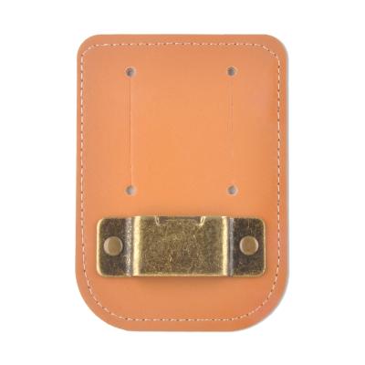 China Wintape Metal Leather Tape Measure Holster for Belt Bronze 4.69x3.35x0.51 Inches for sale