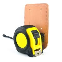 China Wintape Metal Leather Tape Measure Holster for Belt Bronze 4.69x3.35x0.51 Inches for sale