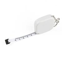 China Wintape 60 Inch 1.5M Retractable Measuring Tape Square White Body Tape Measure with Key Ring for sale