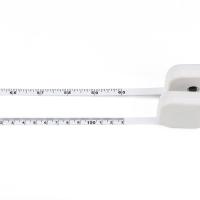 China Wintape 60 Inch 1.5M Retractable Measuring Tape Square White Body Tape Measure with Key Ring for sale