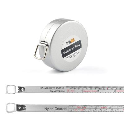 China Wintape Extra Long 12ft 3.6m Steel Measuring Tape Durable Diameter Tape with Clear Scales for sale