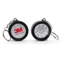 China Wintape Tyre Shape 1m 3ft Mini Steel Tape Measure with Keychain Portable Measurement Tool for Mechanics for sale