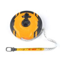 China Wintape Waterproof 50m Fiberglass Tape Measure Triple Speed Nylon Coated Survey Tool for sale