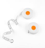 China Wintape 2m Retractable Body Measuring Tape Egg Shape ABS Case PVC Fiberglass Tape 13mm Wide for sale