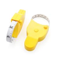 China Wintape Yellow Retractable Tape Measure 150cm 60inch Custom ABS Case Fitness Measuring Tape for sale
