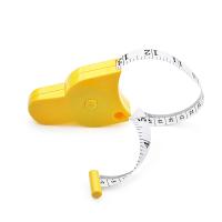 China Wintape Yellow Retractable Tape Measure 150cm 60inch Custom ABS Case Fitness Measuring Tape for sale