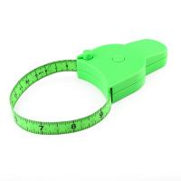 China Wintape Custom 2m 80inch Green Vinyl Coated Soft Plastic Measuring Tape for Body Size Measurement for sale