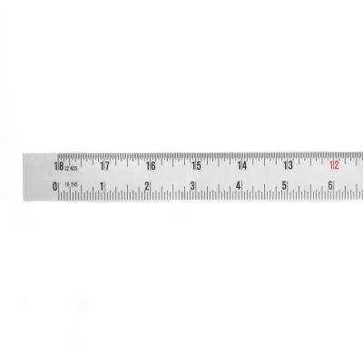 China Wintape 36 Inch Centre Find Adhesive Ruler PVC Plastic Measuring Tape for Metalworking for sale