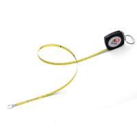 China Wintape Compact 2m Pipe Diameter Tape Measure Mini Metal Ruler With Keychain for sale