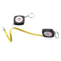 China Wintape Compact 2m Pipe Diameter Tape Measure Mini Metal Ruler With Keychain for sale