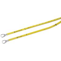 China Wintape Compact 2m Pipe Diameter Tape Measure Mini Metal Ruler With Keychain for sale
