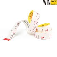 China Disposable Synthetic Paper Measuring Tape 60 inch x 2 cm for Body Bra Fitting Sizing Advertising for sale