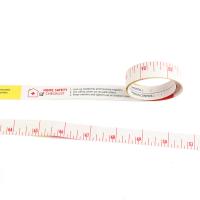 China Disposable Synthetic Paper Measuring Tape 60 inch x 2 cm for Body Bra Fitting Sizing Advertising for sale