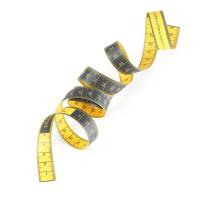 China Eco Friendly Disposable Paper Tape Measure 1 Meter Lightweight Ruler for Household Pillow Size Measuring for sale
