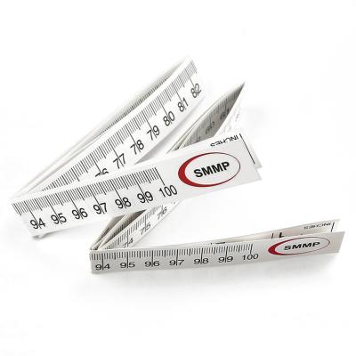China Water Resistant 100cm Paper Measuring Tape Ruler for Accurate Lightweight Measurements for sale