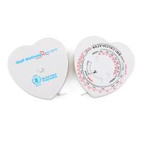 China Wintape 150cm White Heart Tape Measure BMI Body Measuring Tape for Personal Trainers for sale