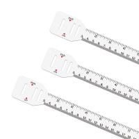 China Customized Sturdy PP Plastic Head Mid Upper Arm Circumference Tape 60 Inches For Adults Measuring for sale