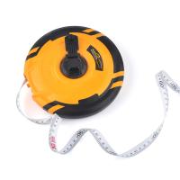 China Wintape 50m 165ft Fiberglass Long Tape Measure for Outdoor Surveying and Construction for sale