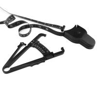 China Wintape Cool Black Body Fat Caliper Measuring Tape Set 80 Inch Locking Pin Push Button Retraction for sale