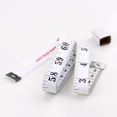 China 1.5m Soft Double Scale Fiberglass Measuring Tape for Body Sewing Tailor Cloth Ruler for sale