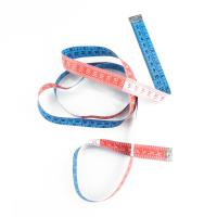 China 150cm Multicolor PVC Fiberglass Measuring Tape for Body Fabric Sewing Tailor Knitting for sale