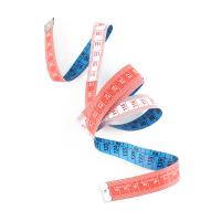 China 150cm Multicolor PVC Fiberglass Measuring Tape for Body Fabric Sewing Tailor Knitting for sale
