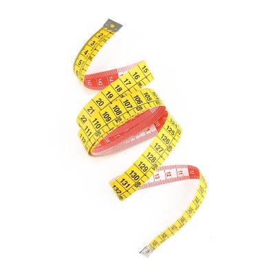 China Soft Flat Sewing Tailor Tape Measure 150cm Portable Body Height Metric Scale Waist Circumference for sale