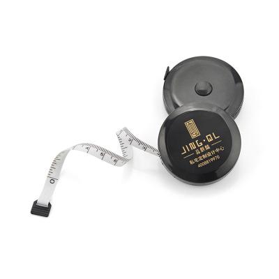 China Wintape Black Measuring Tape 150cm 60inch Custom Logo Tailor Sewing Ruler Promotional Gift for sale
